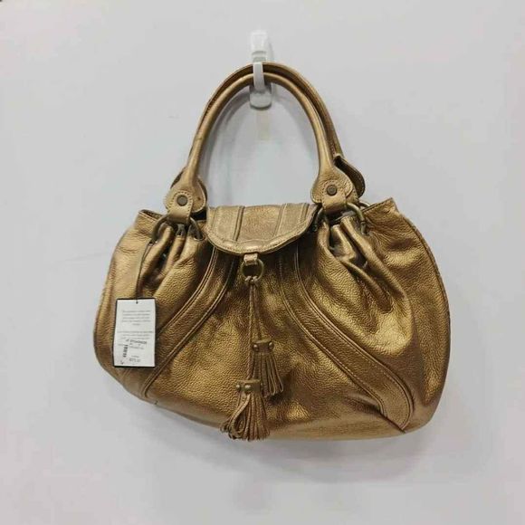 Junior Drake | Bags | New Junior Drake Designer Gold Italian Leather ...